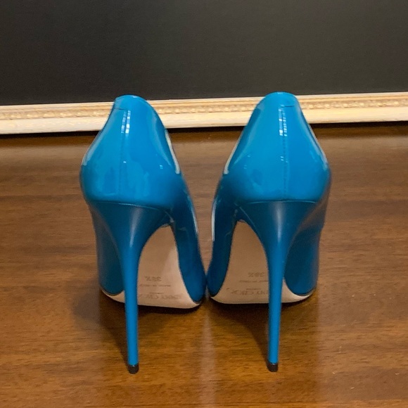 Jimmy Choo | Shoes | Jimmy Choo Anouk Pump Turquoise 385 Brand New ...